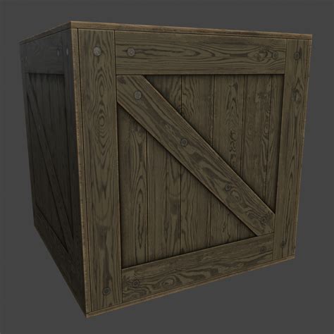 나무 상자 3d 모델 5 Ma Obj Unknown Free3d