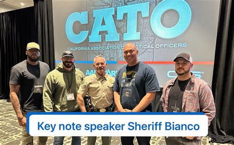 Fortunate To Attend The California Association Of Tactical Officers Conference Again This Year