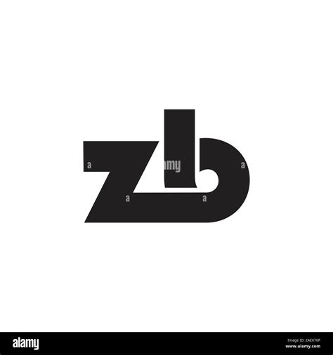Letter Zb Linked Logo Vector Stock Vector Image And Art Alamy