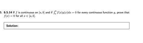 solved 6 5 14 if f is continuous on [a b] and if