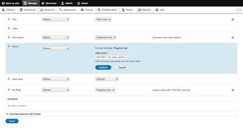 Progress Bar Formatter Drupal Org