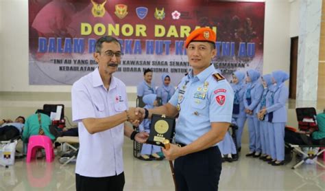 Sinergi Pmi Kota Tangsel Dan Satuan Bravo 90 Kopasgat Gelar Donor