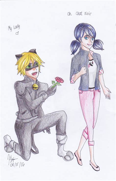 Fanart Miraculous Ladybug And Cat Noir By Hanniemey On Deviantart