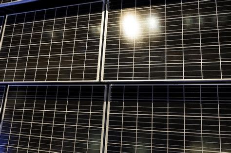 Premium Photo Solar Panel Texture