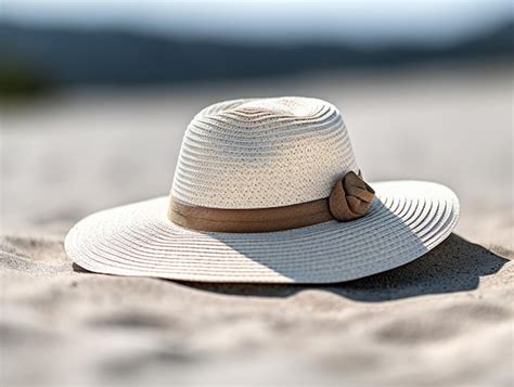 Premium Ai Image Summer Hat Photo