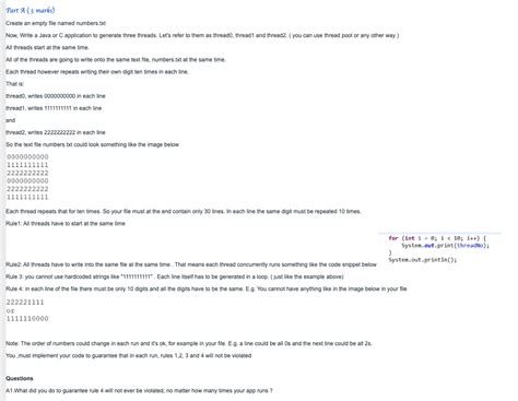 Solved Part A S Marks Create An Empty File Named