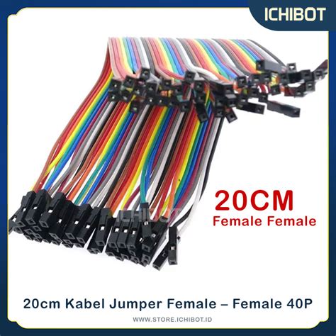 Kabel Jumper Arduino Female Female 30cm 40p Breadboard Projectboard