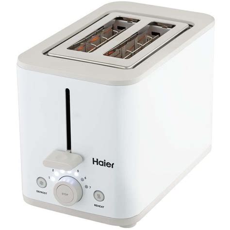 Тостер Haier HT-600, белый купить по выгодной цене в интернет-магазине ...