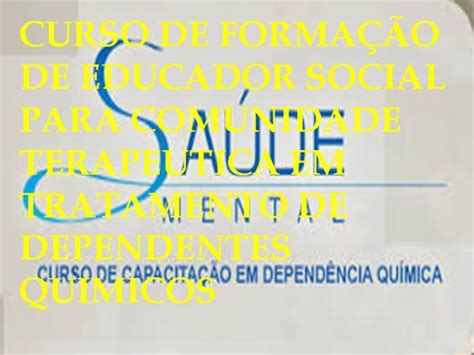 Curso A Distância De Curso De CapacitaÇÃo Em DependÊncia QuÍmica