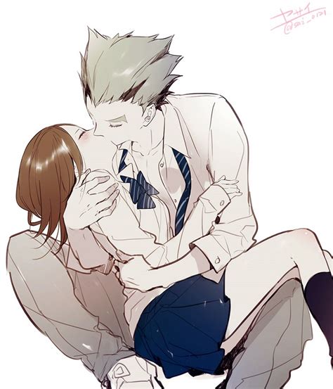 Two Anime Characters Are Hugging Each Other