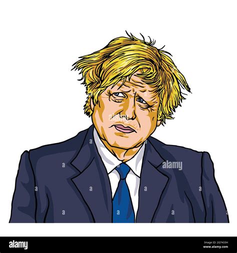 United Kingdom Boris Johnson Stock Vector Images Alamy