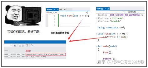 【c要笑着学】缺省参数 全缺省与半缺省 函数重载 知乎