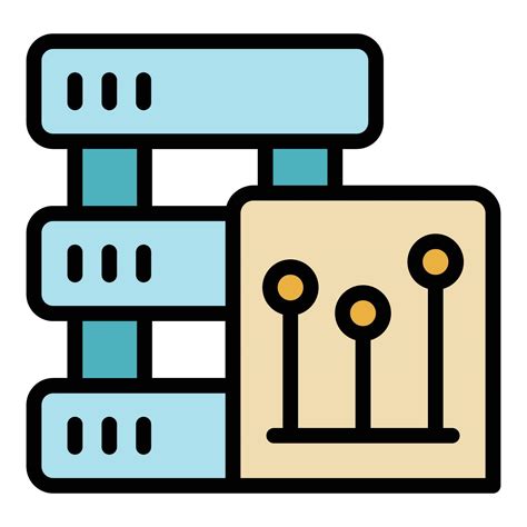 Server Data Icon Vector Flat 27559329 Vector Art At Vecteezy