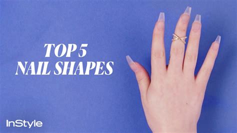 The Top 5 Nail Shapes And How To Achieve Them Video Dailymotion