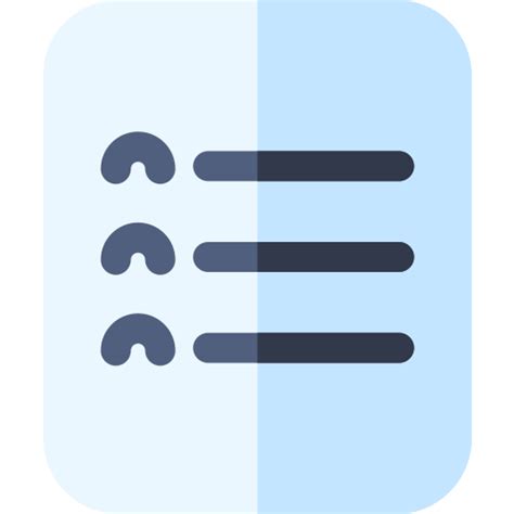 List Basic Rounded Flat Icon List Basic Rounded Flat Icon