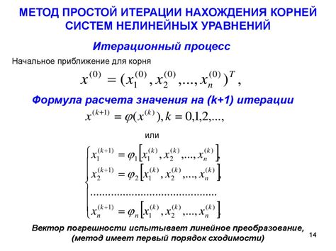 Численные методы решения нелинейных уравнений и систем нелинейных