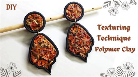 Easiest Polymer Clay Texturing Technique Easy Polymer Clay Polymer Clay Polymer Clay Tutorial