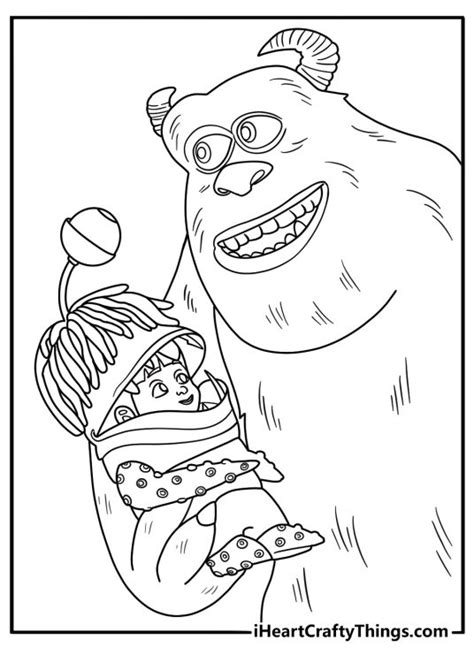Monsters Inc Coloring Pages Mike 2025