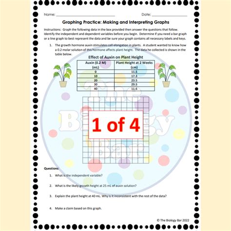 Free Graphing Practice Science