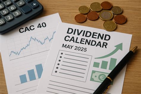 Exploiter Le Calendrier Des Dividendes Cac40 De Mai 2025 Stratégies