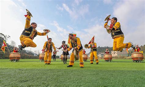思州战鼓迎新年
