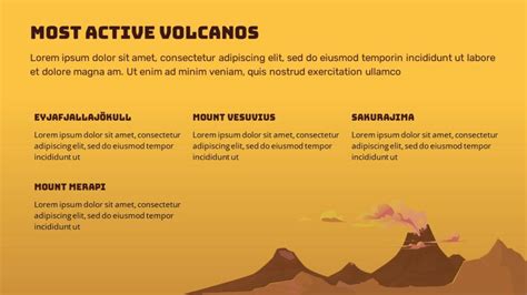 Volcano Powerpoint Template