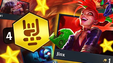 3 STAR JINX Is The NEW OP REROLL COMP Teamfight Tactics Set 10