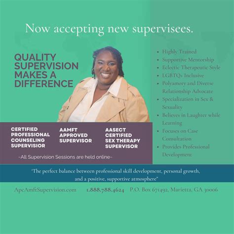 Do You Need Supervision Go To Atlanta Sex Therapy
