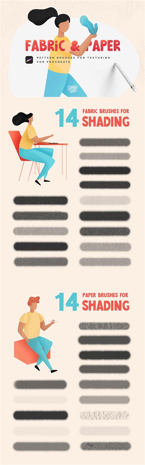 Fabric And Paper Procreate Texturing Brushes Artificial Intelligence