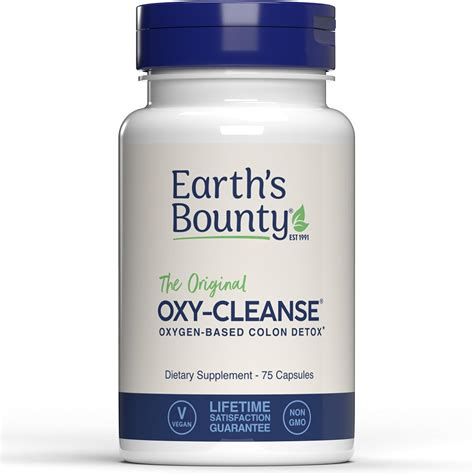 Earths Bounty Oxy Cleanse Colon Conditioner Gentle