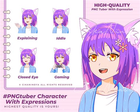 Pngtuber Png Tuber Girl Pngtuber Commission Pngtuber Avatar 
