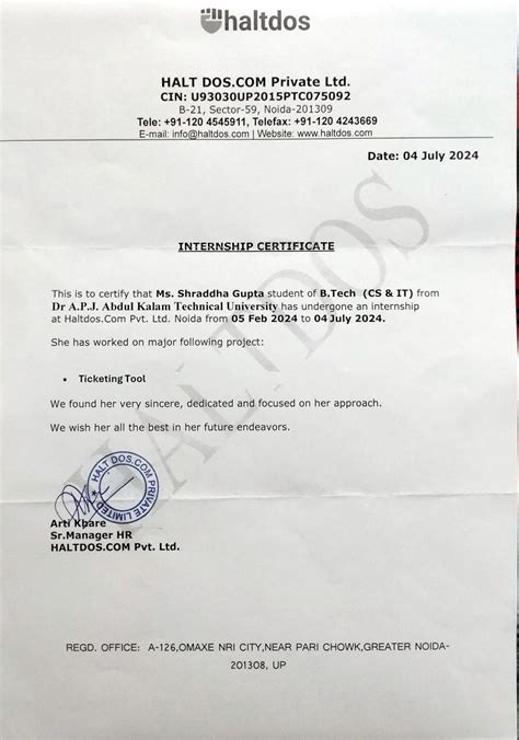 Shraddha Gupta On Linkedin Internship Softwaredevelopment