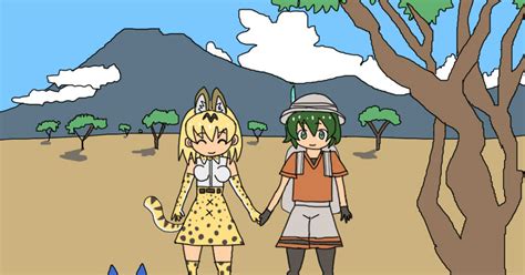 けものフレンズ サーバんちゃん くすのイラスト Pixiv