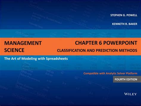chapter 6 classification and prediction methods ppt