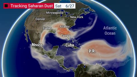 Sahara Dust Storm Finally Hits The Us From Texas To Florida In Videos