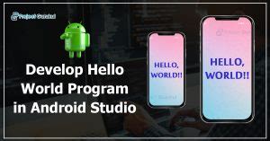 Android Hello World Develop Hello World Program In Android Studio Project Gurukul