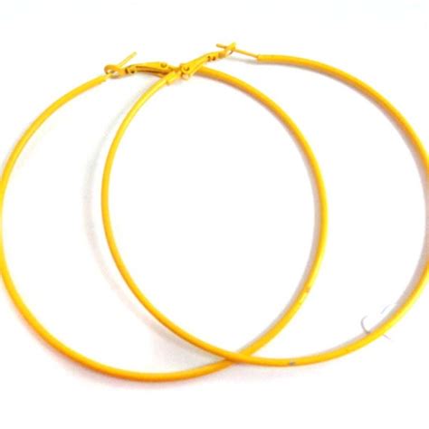 Yellow Earrings Etsy