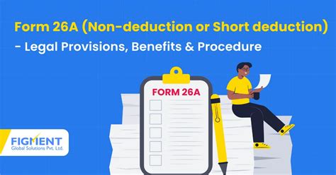Form 26a Non Deduction Or Short Deduction—legal Provisions Benefits