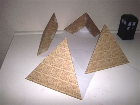 How To Make An Egyptian Pyramid Easy Papercraft Project FeltMagnet