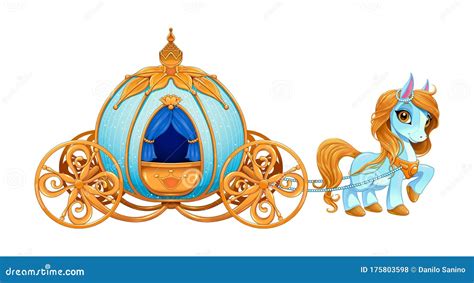 Cinderella Pumpkin Carriage Stock Vector Illustration Of Isolated