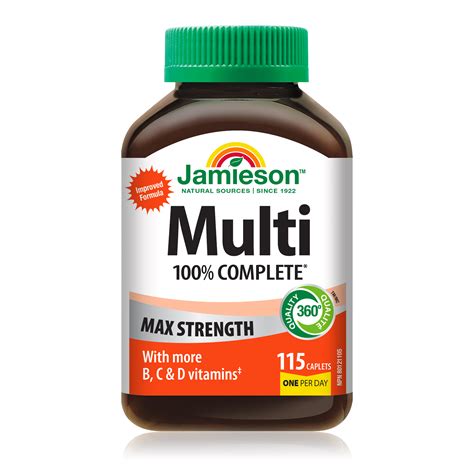 100 Complete Multi Max Strength Jamieson Vitamins