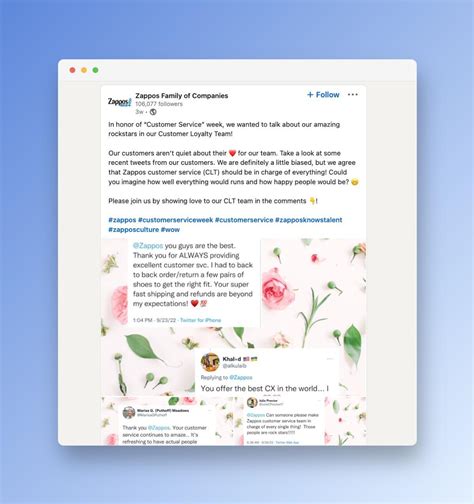 Zappos Social Media Customer Service Performance Juphy