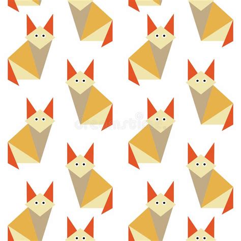 Origami Pattern Stock Vector Illustration Of Font Deskdrop 264950737