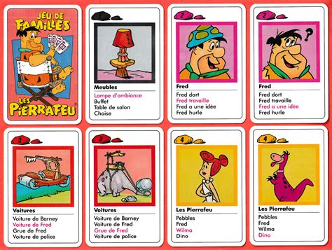 Jeu De Familles Les Pierrafeu The World Of Playing Cards