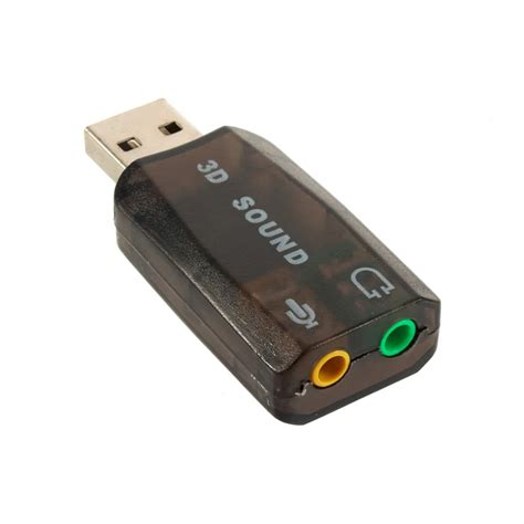 5.1 CH USB 2.0 to 3D Audio Sound card - , plug and play.