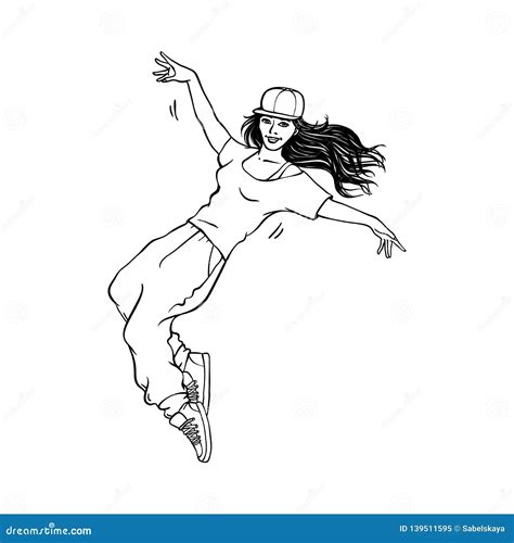 How To Draw A Person Dancing Hip Hop Hunt Fratirld