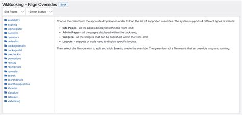 Vik Booking Overrides Tool Knowledge Base