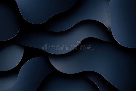 Abstract Shapes Create A Seamless Pattern On A Blue Digital Background