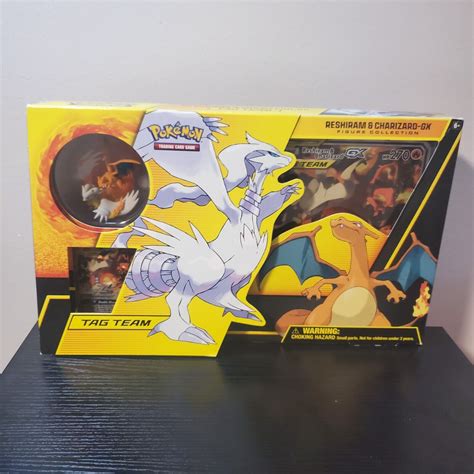 Mavin Reshiram And Charizard Gx Tag Team Figure Collection Pokemon