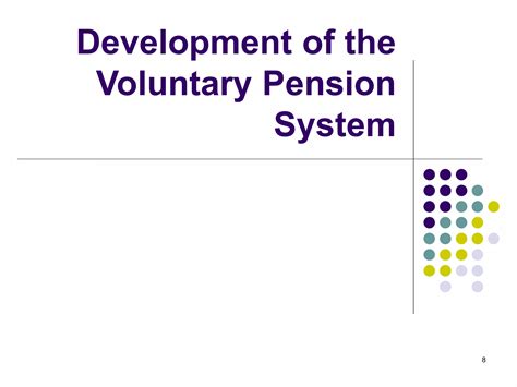 Voluntary Pension Scheme Ppt